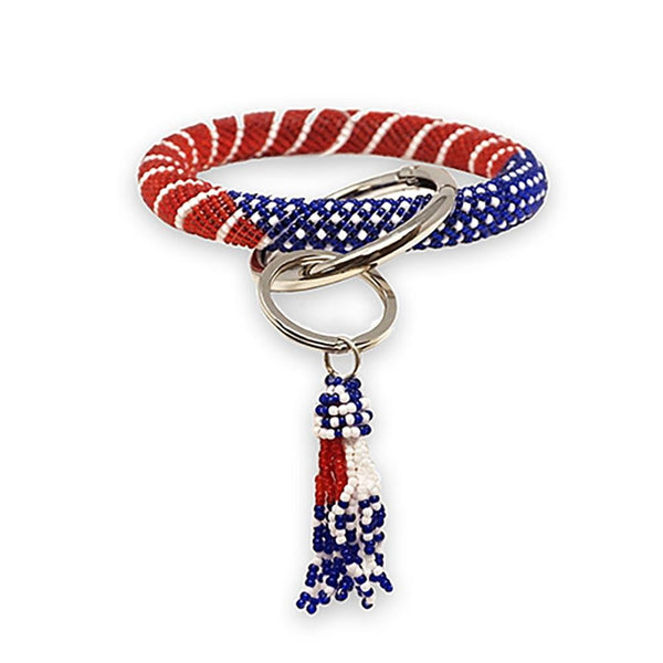 USA bead key chain – Morties Boutique